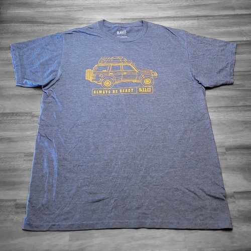 5.11 Tactical Shirt Mens Large Blue Short Sleeve Always Be Ready Bugout ...