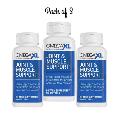 Great HealthWorks Omega XL 300ct – Potent Omega-3 Joint Relief in Small ...