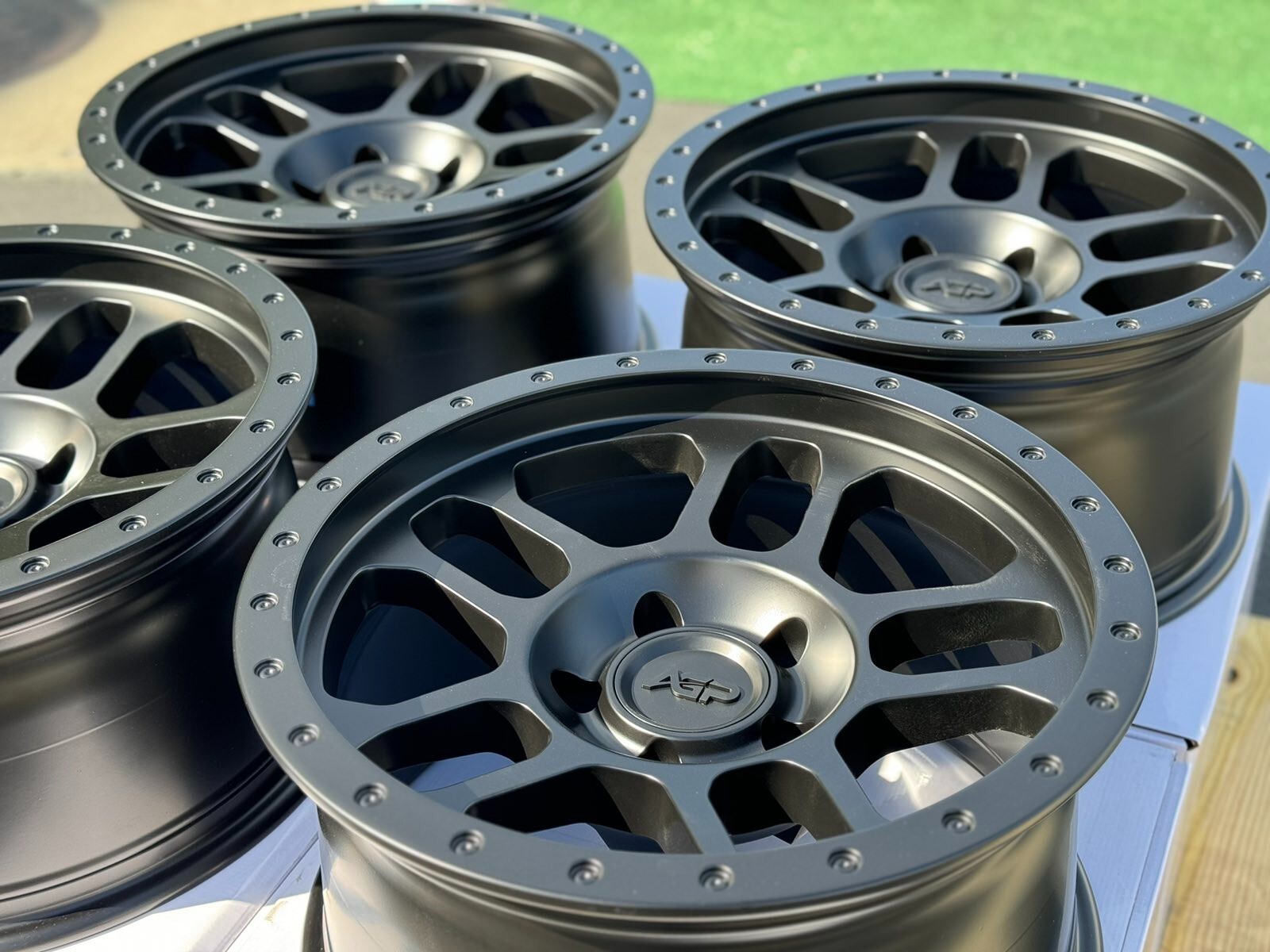 17" Wheels Rims 17x9 -12mm 5x127 AGP TRUX Jeep Wrangler Gladiator JL JK ...