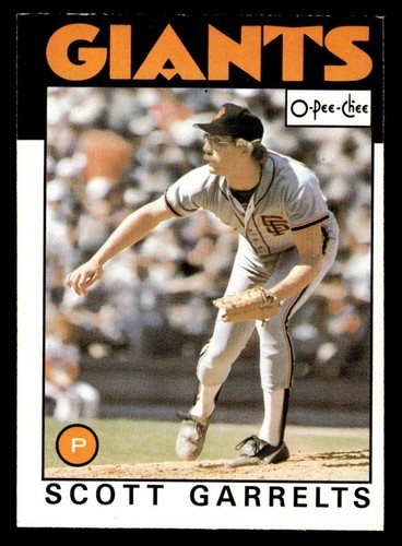 Scott Garrelts San Francisco Giants 1986 O-Pee-Chee #395 | eBay