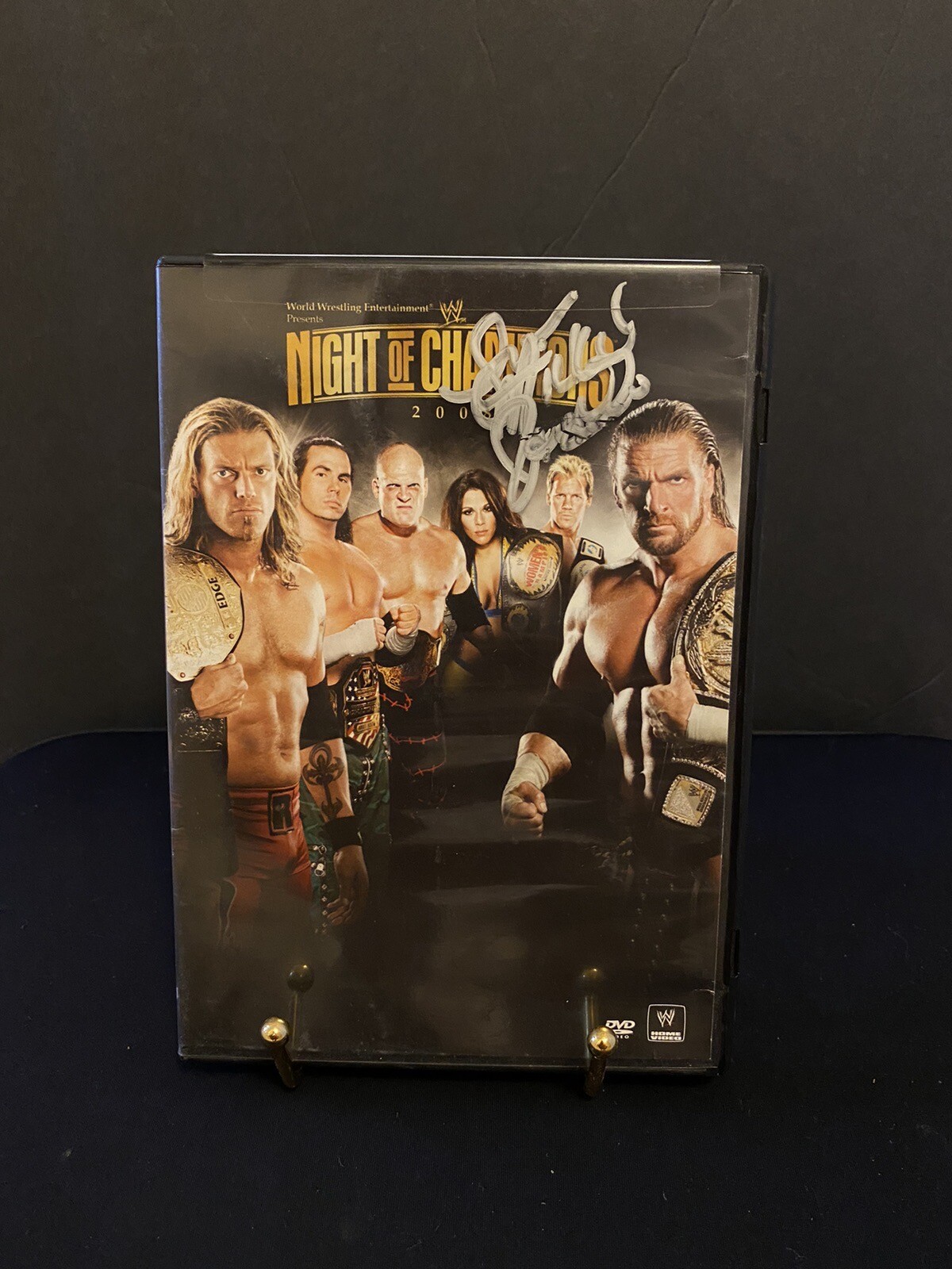 SIGNED COPY WWE: Night of Champions 2008 DVD, Cody Rhodes Ted Dibiase ...