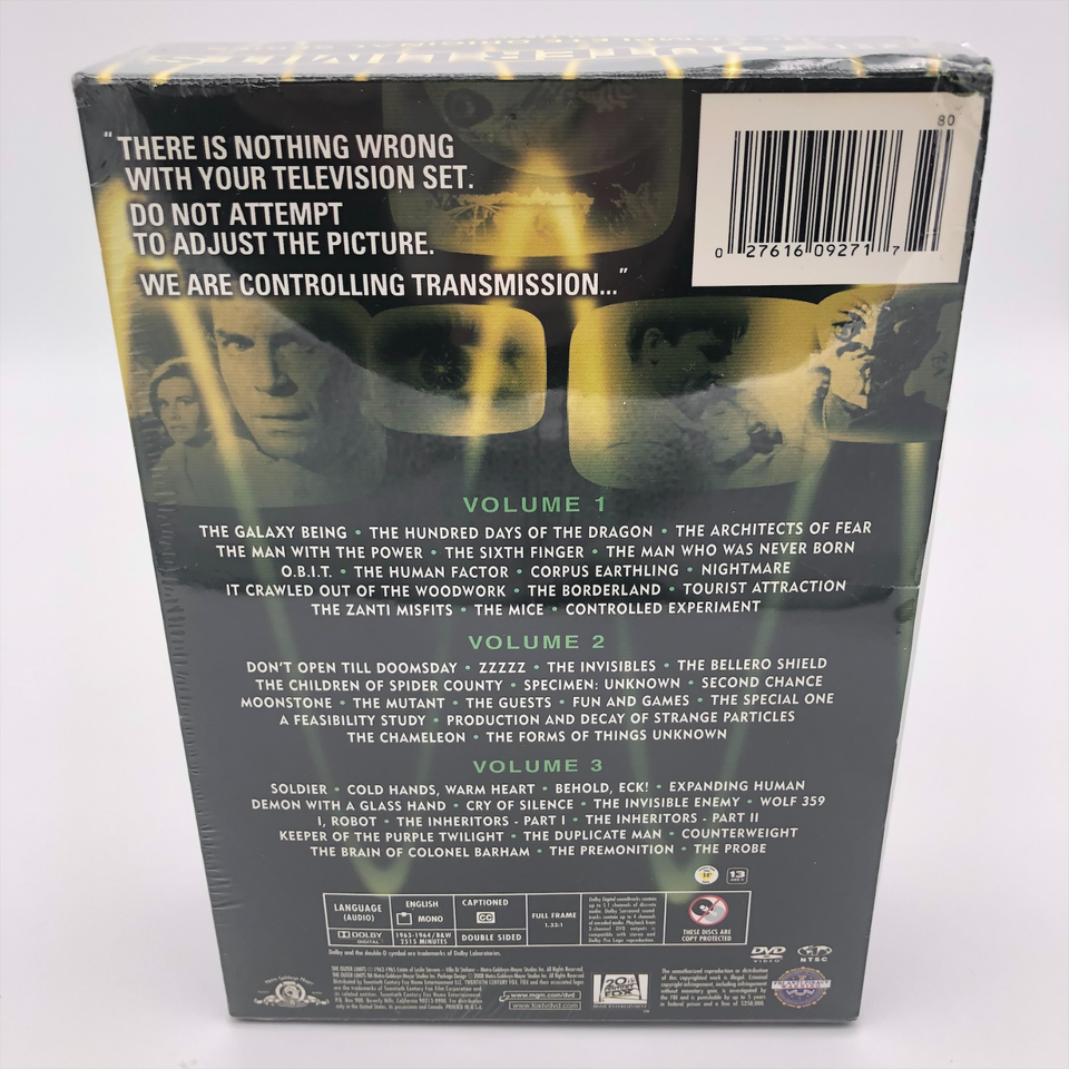 Outer Limits Original Series Complete Box Set (DVD, 2008, 7-Disc Set ...