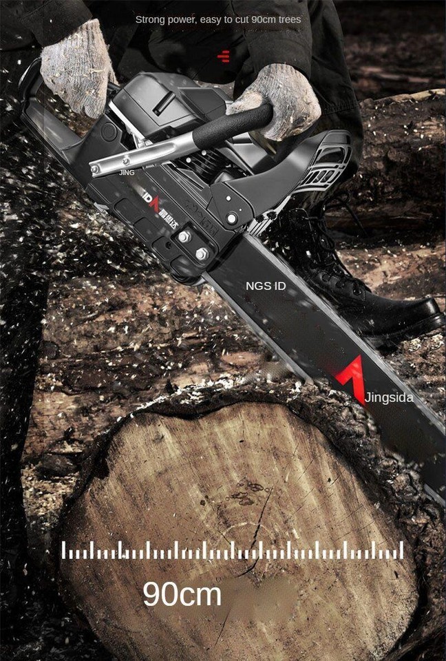 9900KW 80CC Chain Saw Gasoline Saw Logging Saw High-power Chainsaw ...