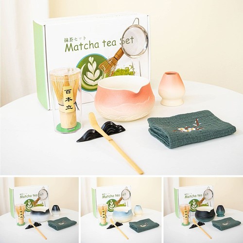 5/7Pcs with Pouring Spout Japanese Matcha Set Matcha Whisk Set Matcha ...