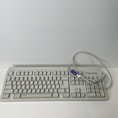 Packard Bell Mechanical Keyboard Model 5130 Clicky Vintage Keyboard ...