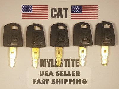 (5) CAT Keys Caterpillar Excavator, CAT Dozer, CAT Roller Key, CAT ...