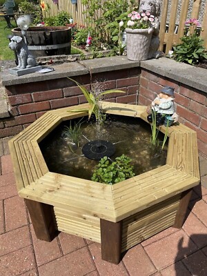 Raised Pond Fountain Yard Ponds And Watergardens Services Offered.