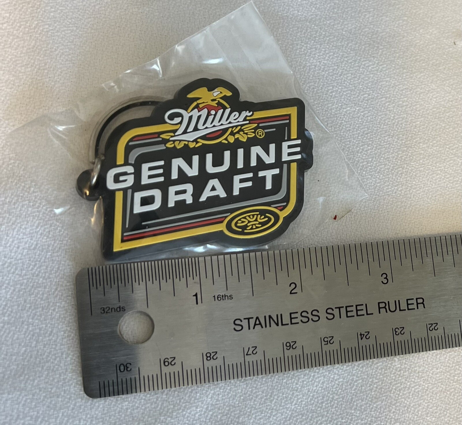 Vintage NEW Miller Genuine Draft Beer Keyring/Keychain; 5 per package ...