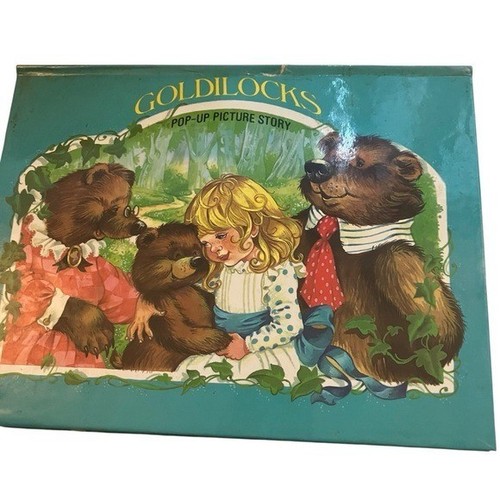 RARE vintage Goldilocks pop up picture storybook 1989 unique stunning ...