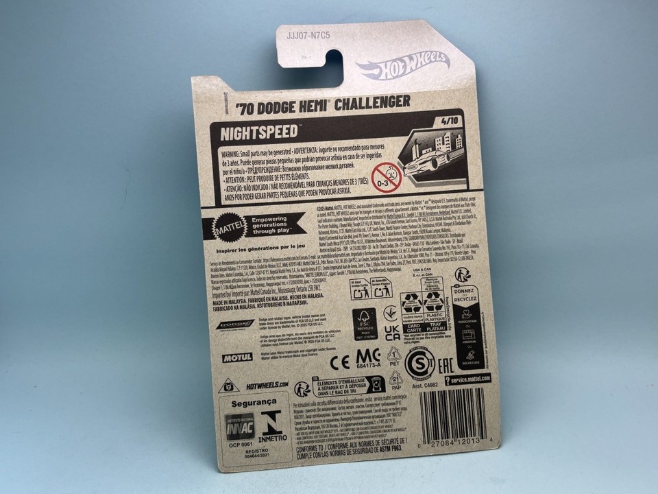 Hot Wheels 2026 Case B Mainline # '70 DODGE HEMI CHALLENGER Int. Card ...