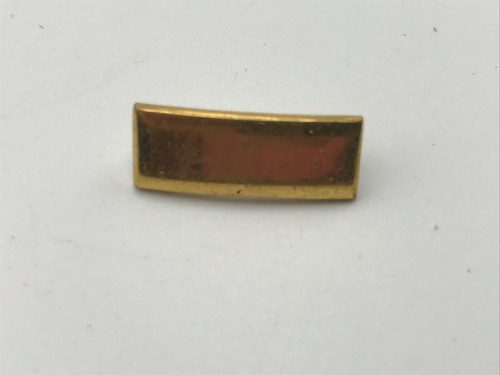 Lieutenant Rank Insignia Pin Brass Tone Bar 3/4" Long US Army Military ...