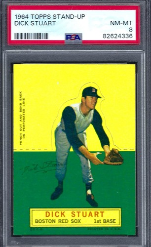 1964 Topps Stand Up PSA 8 Dick Stuart Red Sox Nice! | eBay