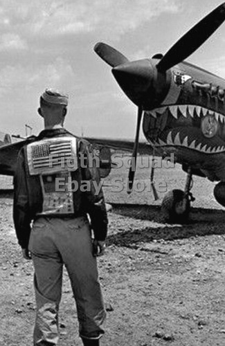 WW2 Picture Photo American pilots flying tigers 5872 | eBay