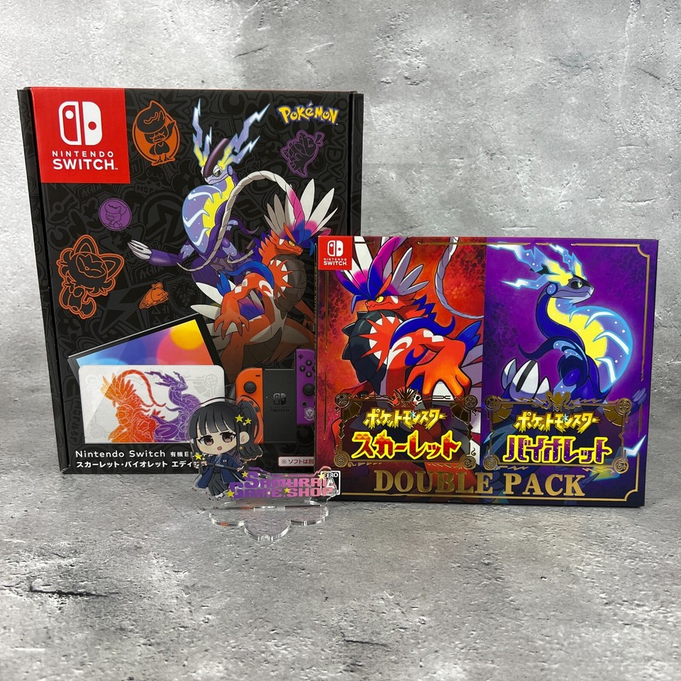 Nintendo Switch OLED Model Pokémon Scarlet and Violet Console with ...