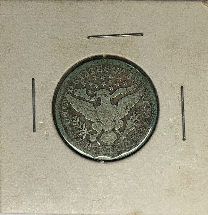 1895 USA Silver Quarter Dollar “Barber” Coin - #131 | eBay
