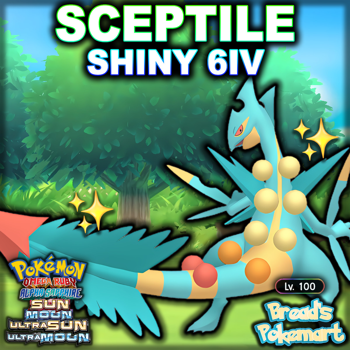 Shiny Mega Sceptile