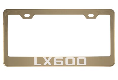 Gold License Plate Frame for LX600 | eBay