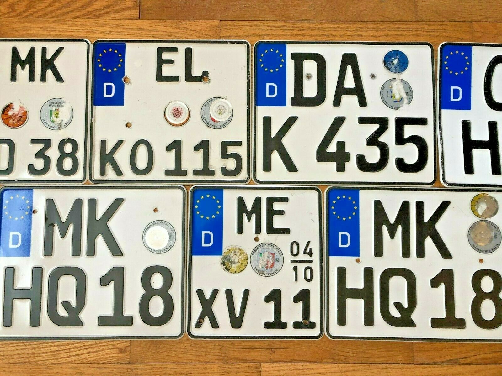 Single German Motorcycle License Plate - Craft Condition | eBay