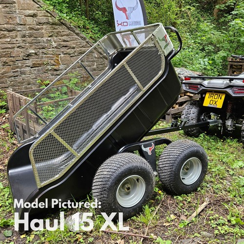 Quad Tow Tipping Trailer – Off-Road ATV Farm & Stable Yard Trailer ...