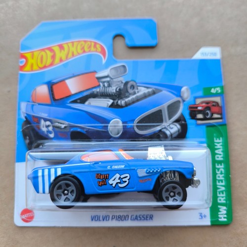 HOT WHEELS 2024 HW REVERSE RAKE VOLVO P1800 GASSER BLUE 4/5 | eBay