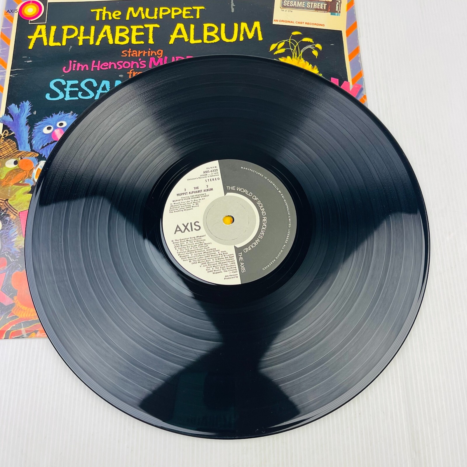 Sesame Street The Muppet Alphabet Album 1971 Vinyl Record Gatefold | eBay