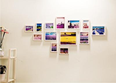 New 13 Pcs Picture Frames Black 5"+10"+7'' Set Frame Photo Modern Home ...