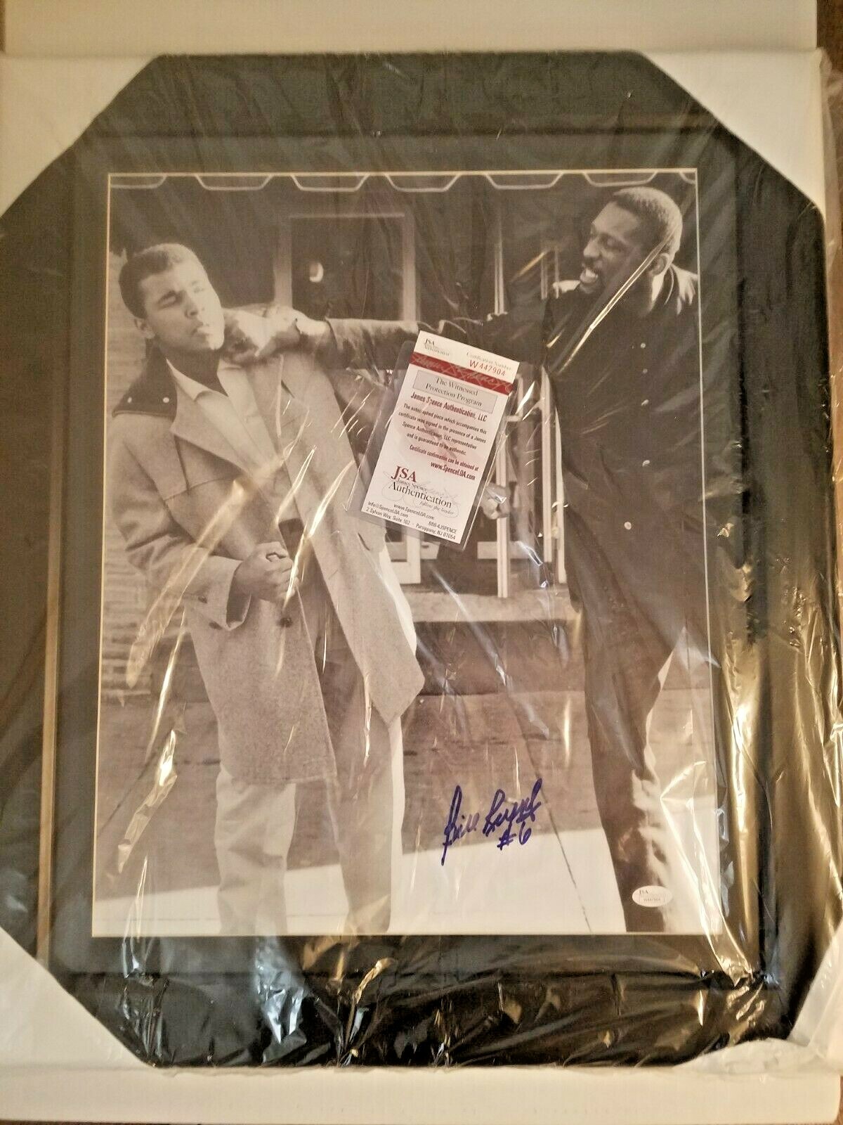 Bill Russell # 6 Boston Celtics Signed Autographed 16x20 and Muhammad ...