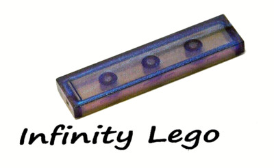 8 LEGO Glitter Trans-Light Blue Tiles 1x4 Smooth Finishing (2431 41637 ...