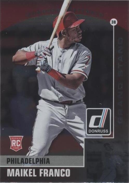 2015 Panini Donruss - Preferred Maikel Franco #11 Grand Stand Bronze ...