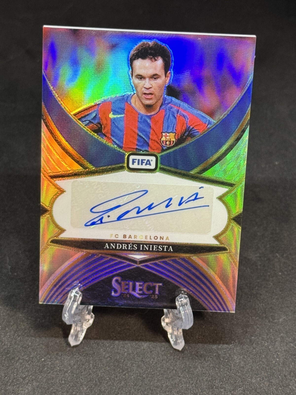 Andres Iniesta 2024 Select FIFA #SS-AI Select Signatures Price Guide ...