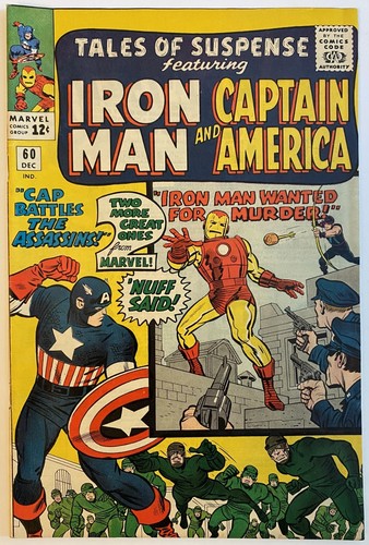 Tales of Suspense (Iron Man & C. Amer.), #60, Marvel 1964, Stan Lee ...