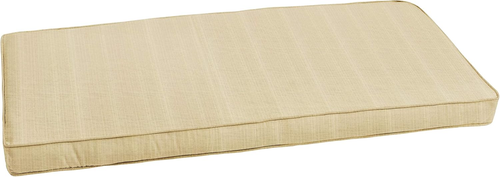 Sunbrella Corded Bench Cushion - Fade & Water Resistant, Outdoor ...