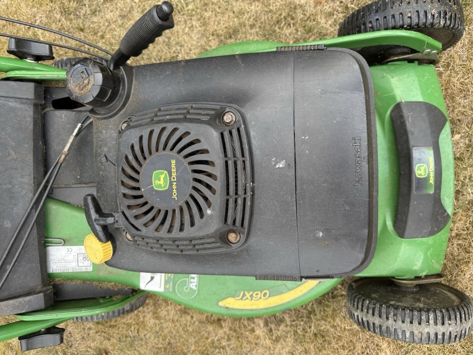 John Deere JX90 Self-Propelled Petrol Lawn Mower – Heavy Duty, 21” Cut ...