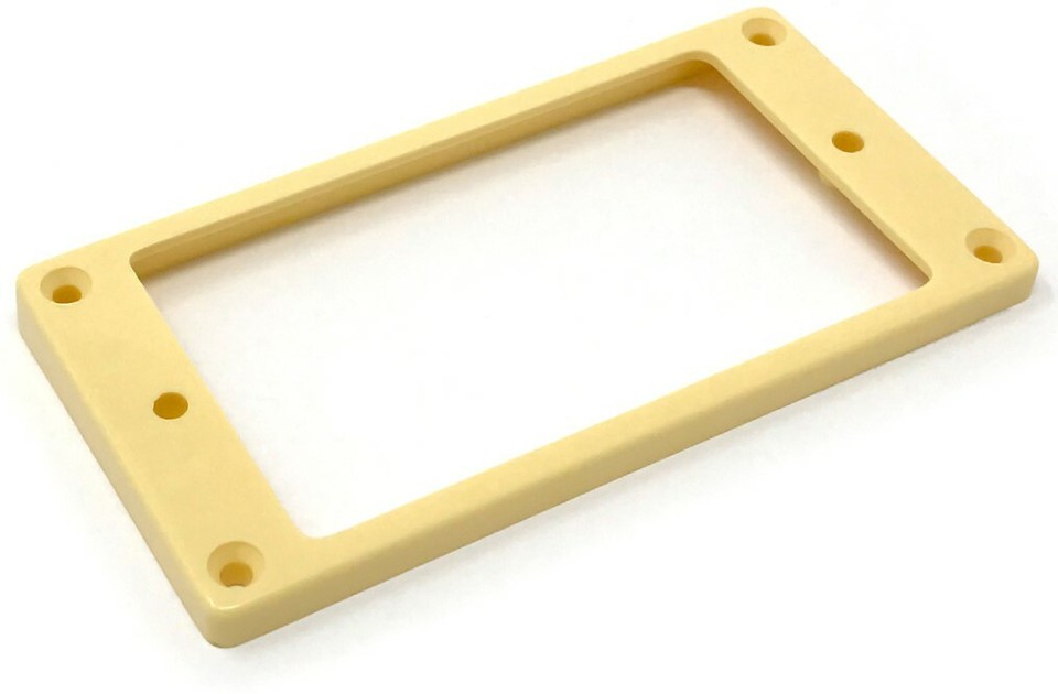 CREAM FLAT HUMBUCKER PICKUP RING SLANTED (5/7MM) FOR EPIPHONE GUITAR ...