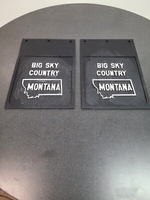 Montana Big Sky Country mud flaps splash guards 12 inches wide x 18 ...