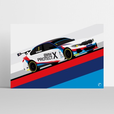 BMW Motorsport | Colin Turkington 2019 - A3 Print/Poster (BTCC) | eBay UK