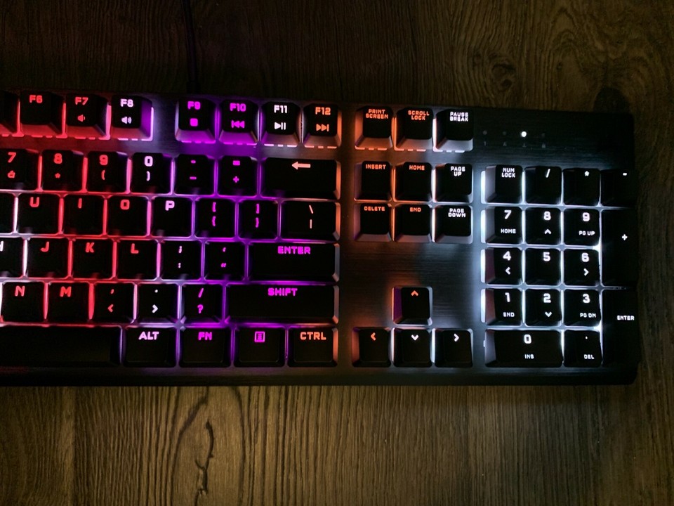 NEW Corsair K60 RGB PRO Gaming KEYBOARD KEYCAPS ORIGINAL OEM KEYS ...