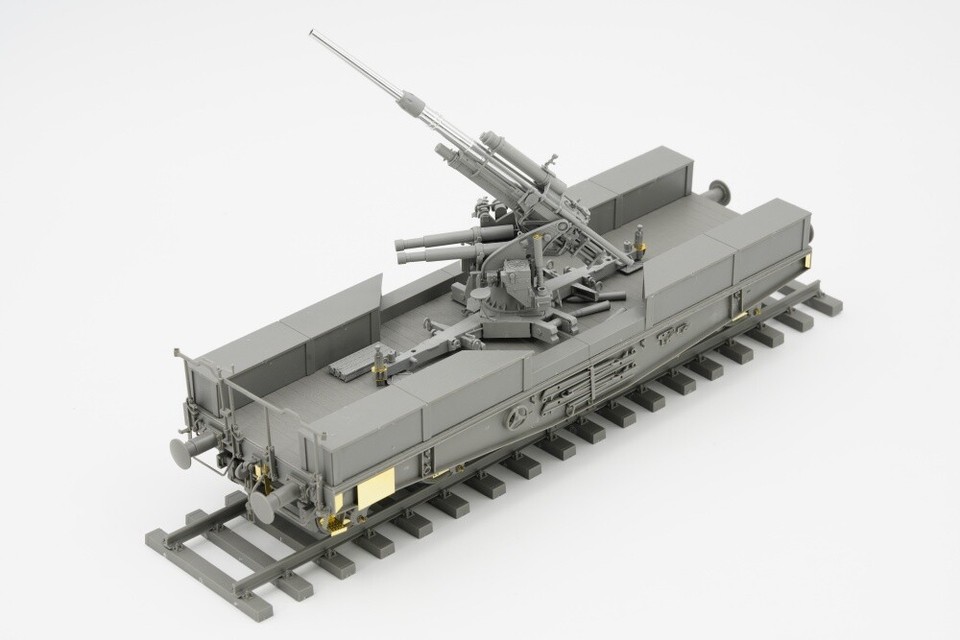 Border BT-044 1/35 Scale German 88mm Gun Flak 36 W/SSys Wagon Model Kit ...
