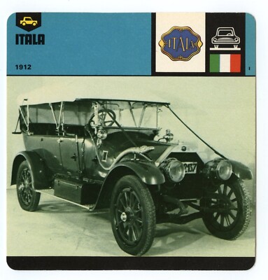 Itala - GT / Production Car Edito Service SA Auto Rally Card | eBay