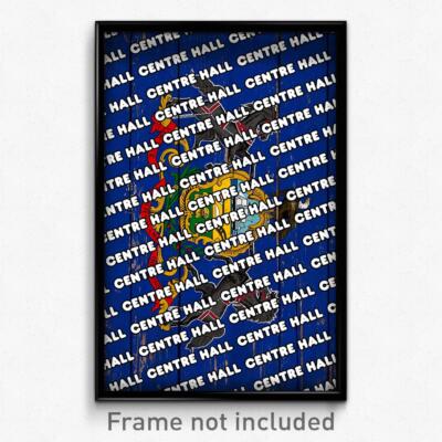 Centre Hall Pennsylvania Poster (PA City Souvenir 11x17 Town Print) | eBay