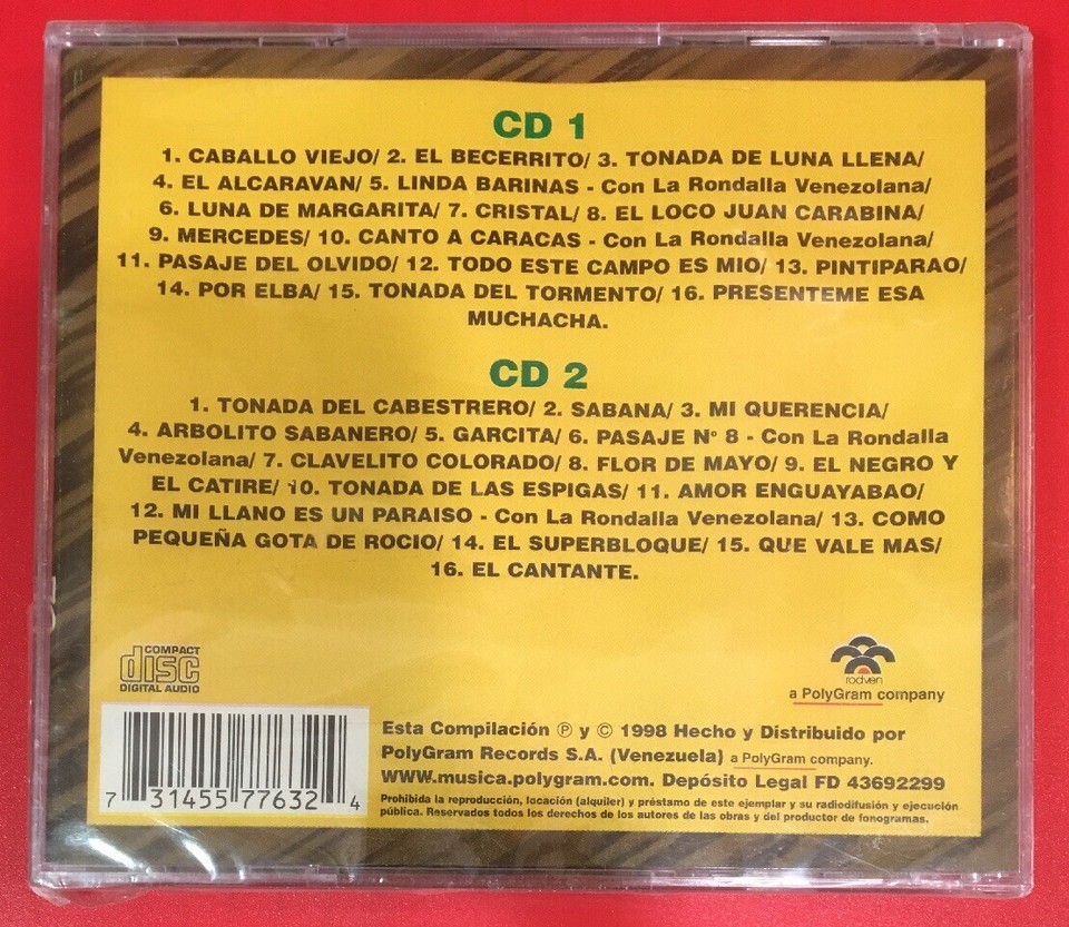 SERIE 32 by SIMON DIAZ (CD, 1998 - Venezuela - Rodven) Like New ...