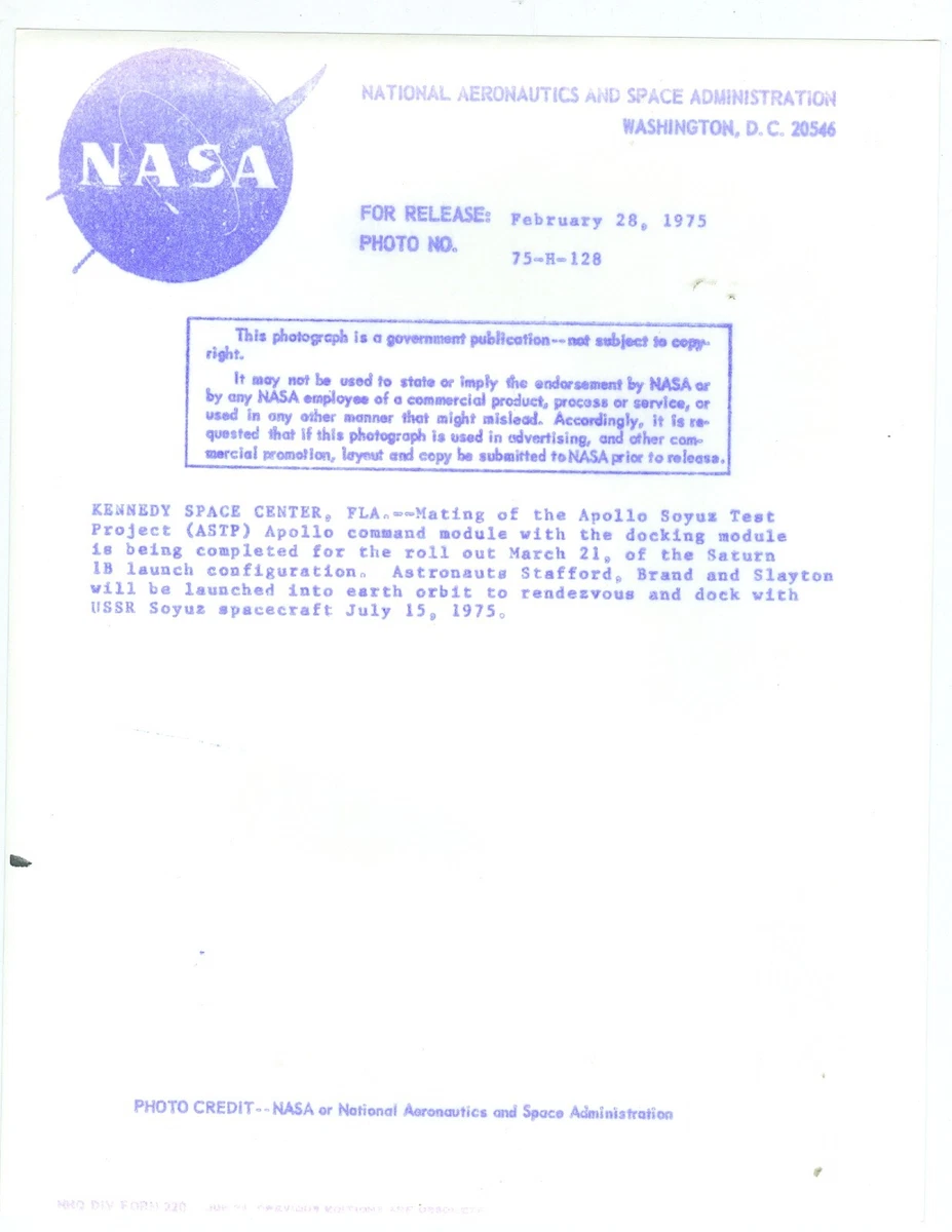 Apollo Command Module Test