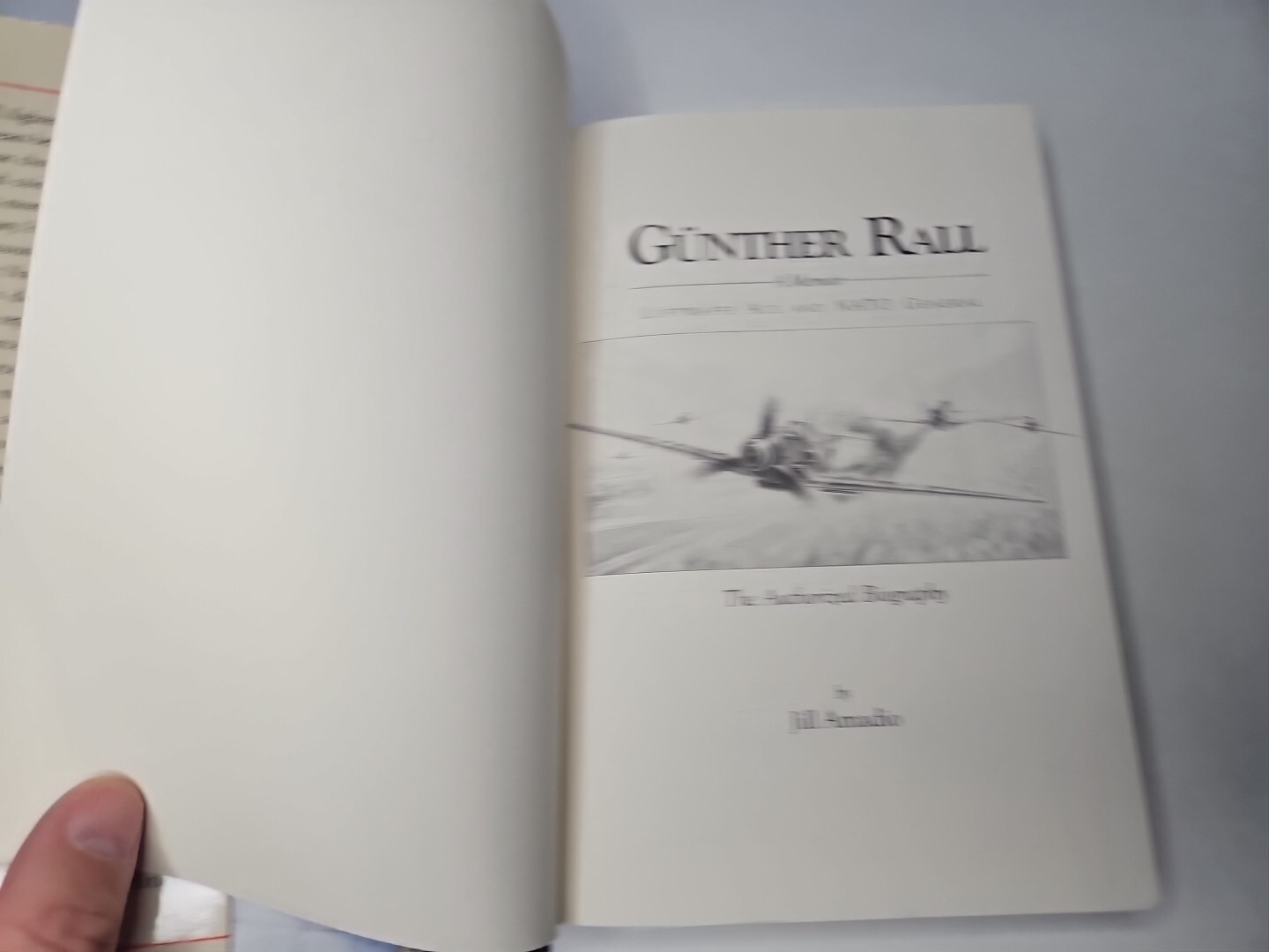 Gunther Rall A Memoir Luftwaffe Ace & NATO General HCDJ Signed 1st FREE ...