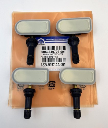 4PCS Genuine TPMS Tire Pressure Sensor 68249197AA For Dodge Ram 1500 ...