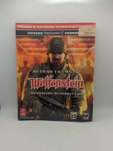 Return To Castle Wolfenstein Ps2 Official Prima Strategy Guide ...