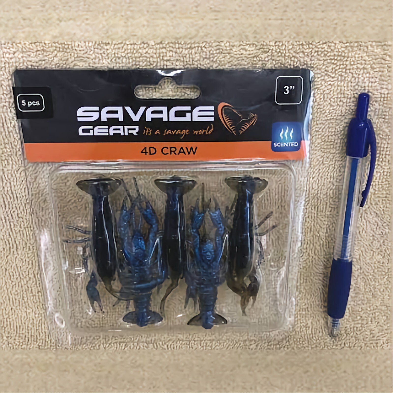 SAVAGE GEAR 4D CRAW 3" NO. 3601 MAGIC CRAW F7352 | eBay