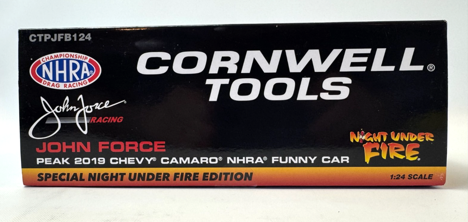 NEW Sealed John Force 2019 Peak NHRA Special Night Under Fire Ltd 1:24 ...