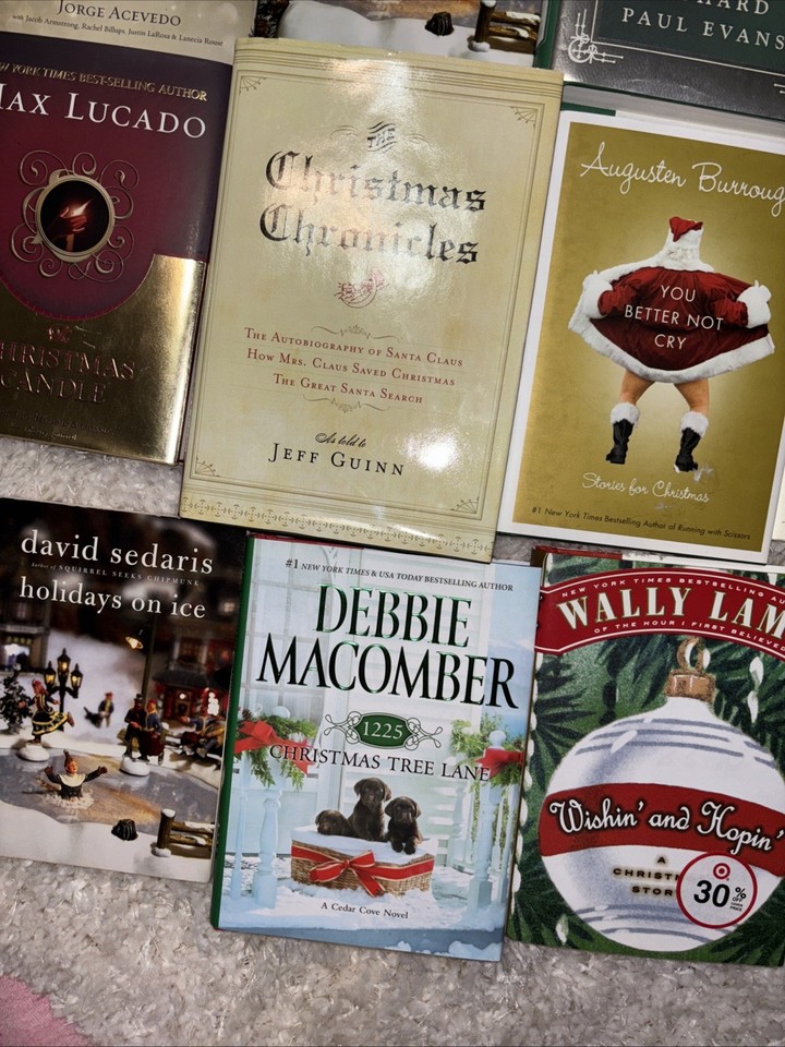 Huge Lot Of 33 Christmas Theme Books Mostly Hardcover VG Condition ...