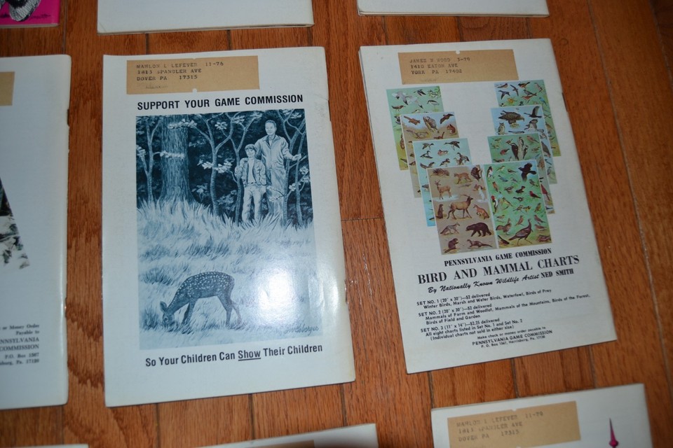 Vintage 1976 Complete Year Lot of all 12 Issues PA Game News Magazine ...