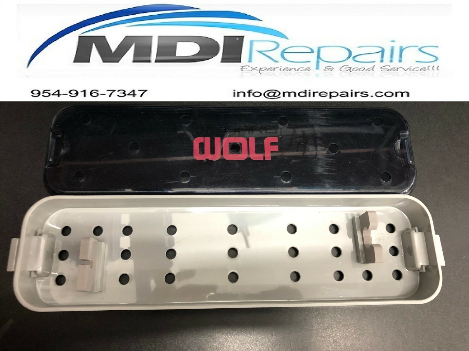 Wolf 8570.012 Surgical Instruments Sterilization Tray 11 1/4 x 3 x 1 1/ ...